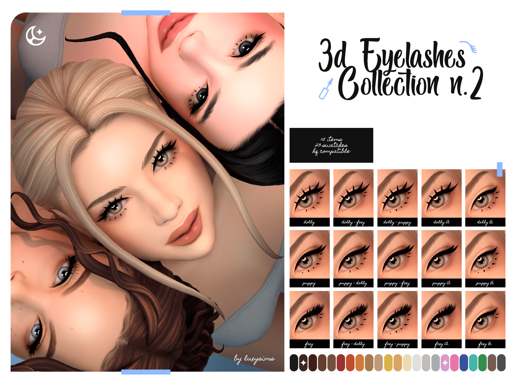 27 Sims 4 Eyelashes CC Downloads - The Mods Pixie